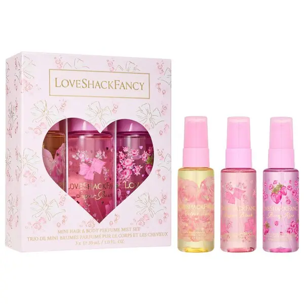 LoveShackFancy Mini Hair And Body Mist Perfume Discovery Set - One-color