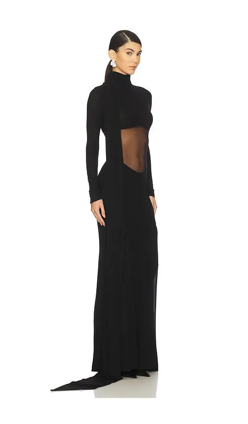 knit dress ribbed Taupe Ribbed Knit Maxi Dress main image 1
