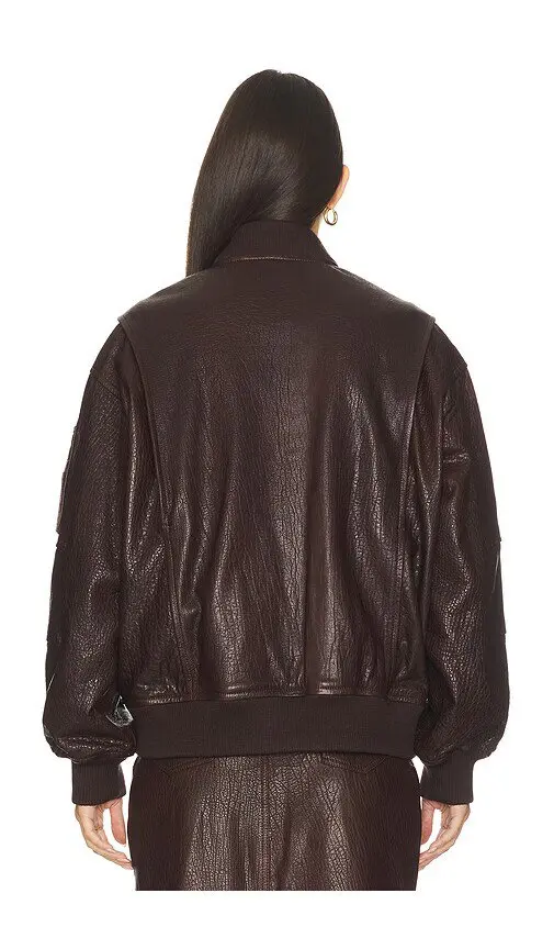 IVY OAK Lara Leather Bomber