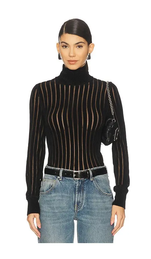 Blumarine Turtleneck Knit Sweater