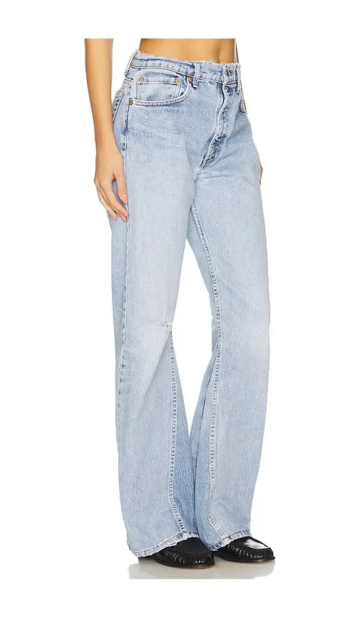 ALIGRACE Vintage Girlfriend Utility Jeans