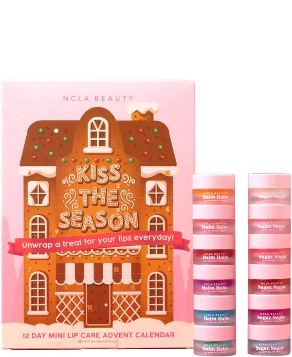NCLA BEAUTY 12-pc. Kiss The Season Mini Lip Care Advent Calendar Set - No Color