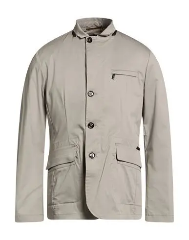 MOORER Jacket In Cotton, Polyamide, And Elastane - Grey