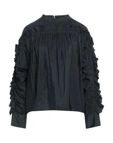 JIL SANDER Ruched Taffeta Top