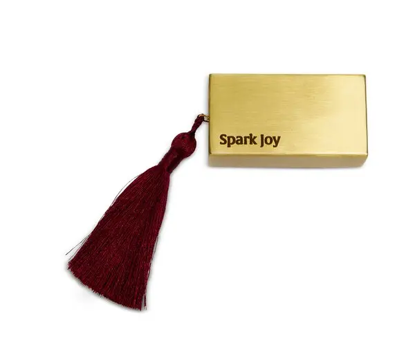 SKEEM Engraved Brass Matchbox - Spark Joy