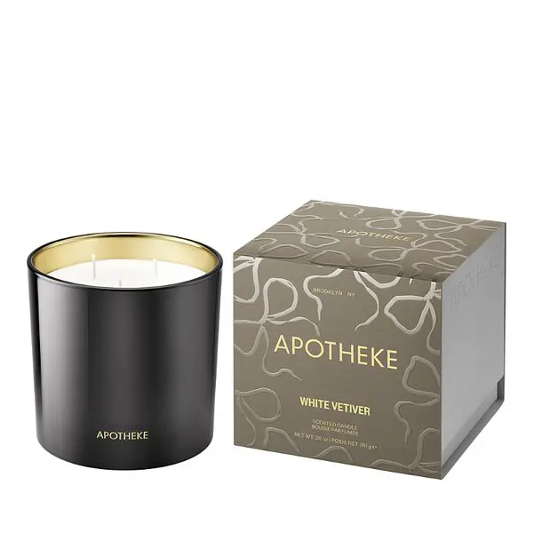 APOTHEKE White Vetiver Limited Edition 3 Wick Scented Candle, 26 Oz - No Color