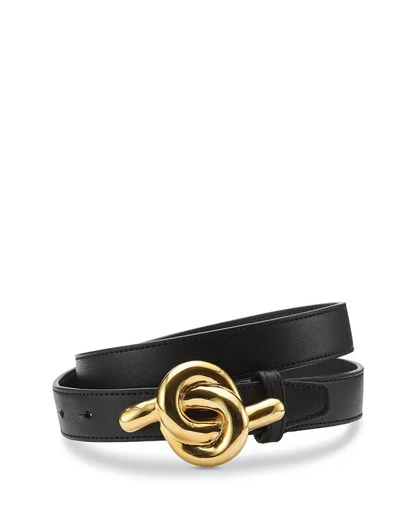 LELET NY Glossy Knot Belt - Black