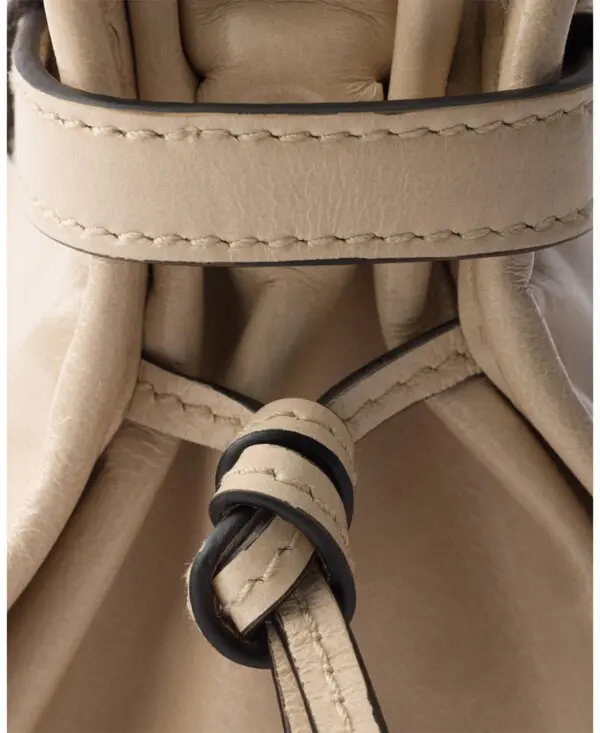 Prada Bonnie Leather Mini Handbag - Neutral