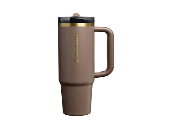 STANLEY The Quencher Protour Flip Straw 30oz Tumbler - Espresso Gold