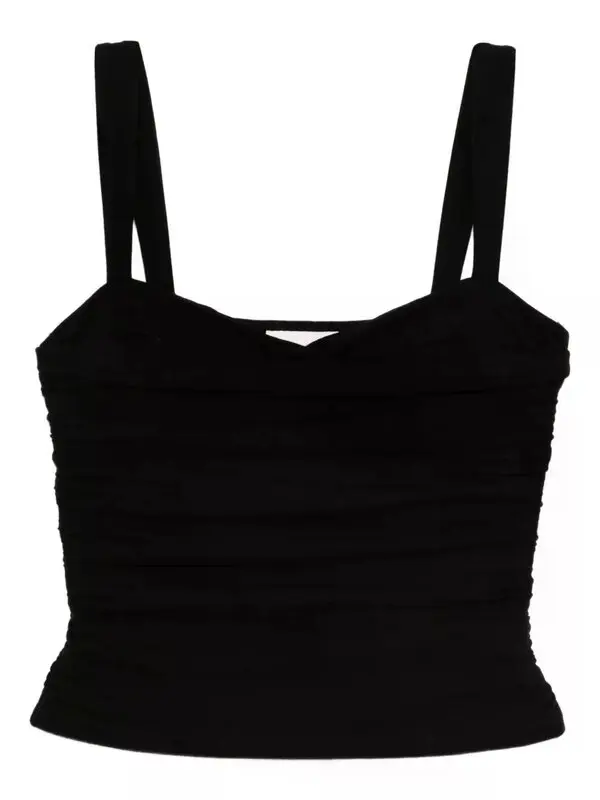 REFORMATION Trish Top - Black