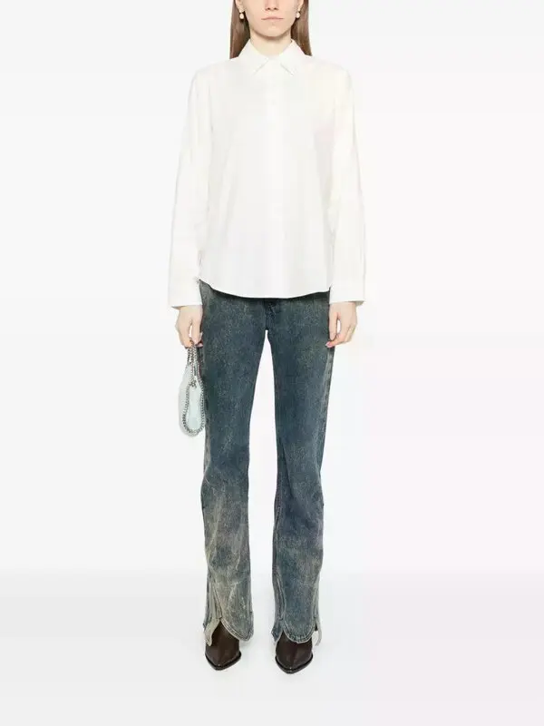 REFORMATION Alfie Shirt - Neutrals