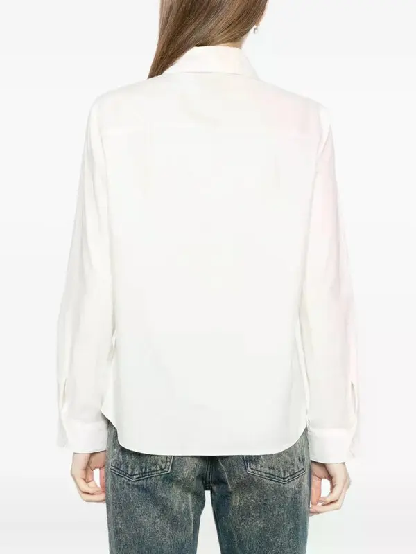 REFORMATION Alfie Shirt - Neutrals