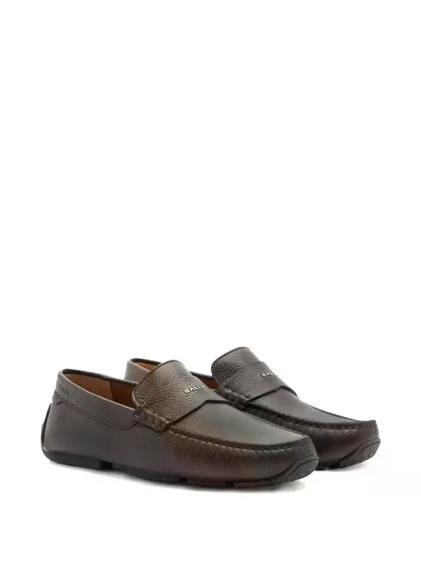 Bally Pilot Leather Loafers
