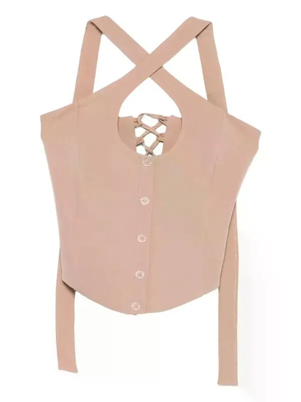 RHIZOME Corset Top - Neutrals