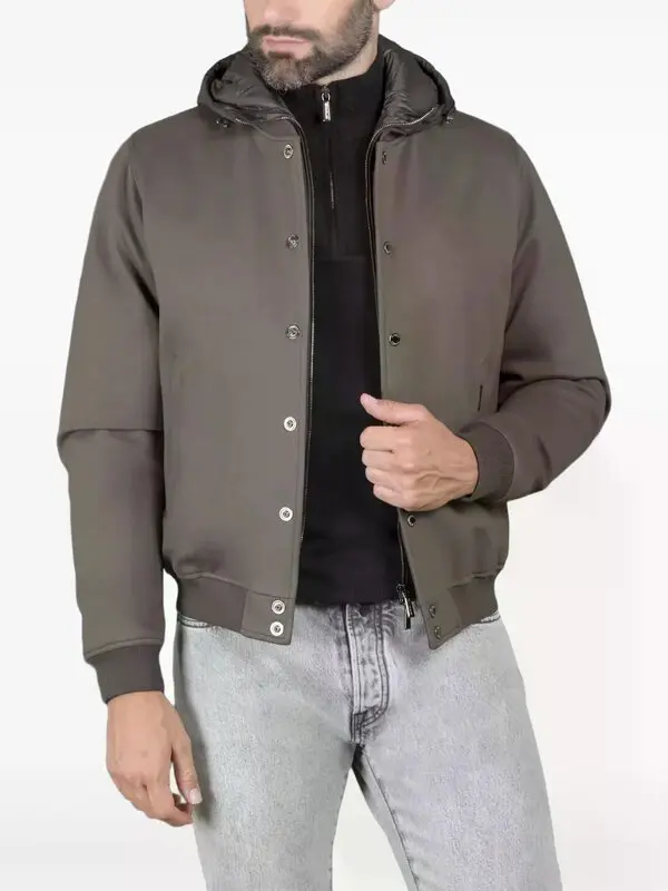MOORER Callum-tz Hooded Jacket - Grey