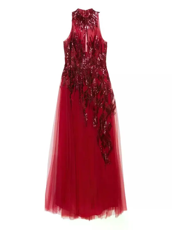 SAIID KOBEISY Beaded Gown