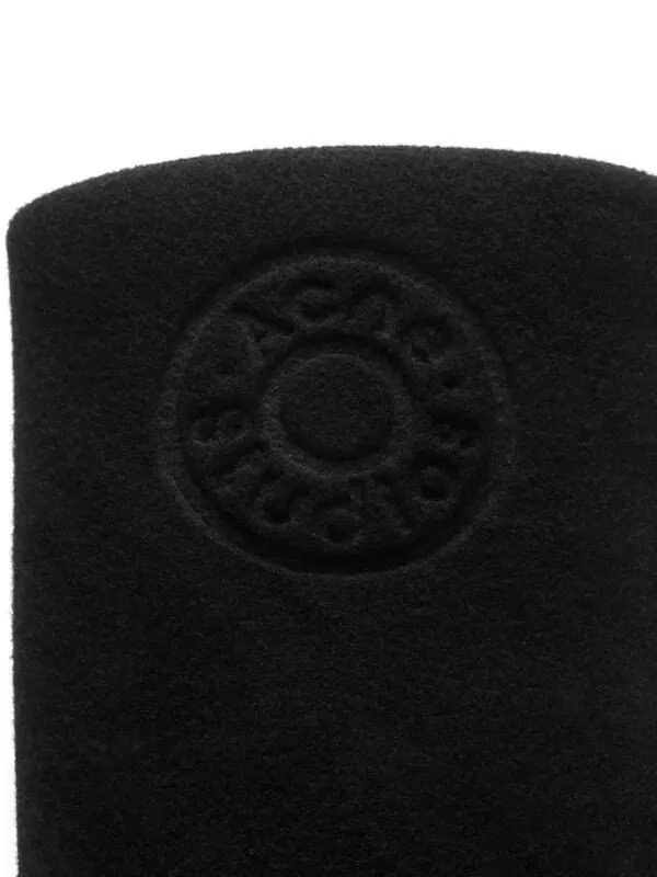 Acne Studios Logo-debossed Felt Boots