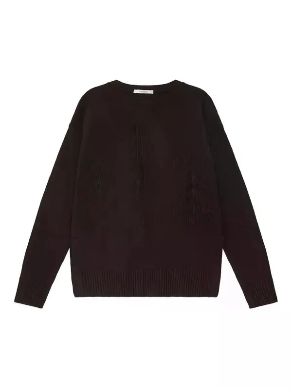 Malìparmi Ribbed Pullover Sweater - Brown