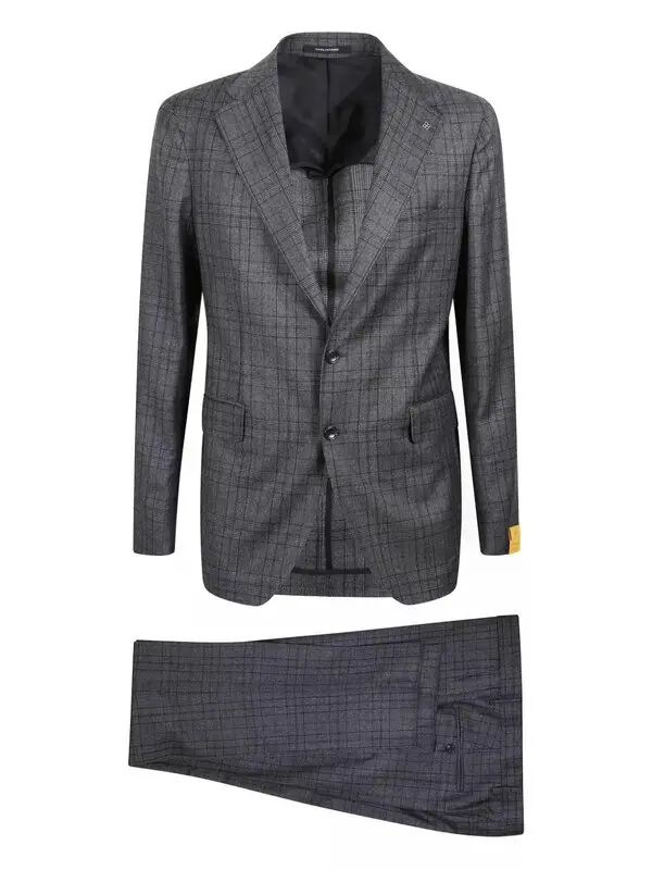 Tagliatore Checked Two-piece Suit