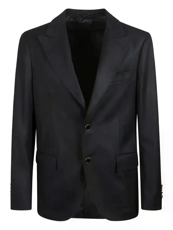 LARDINI Long-sleeve Blazer - Black