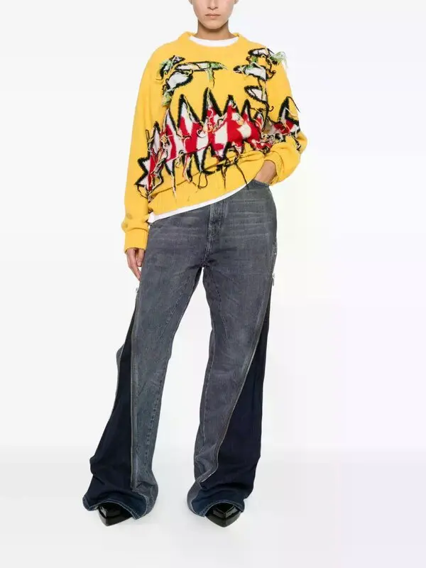 CHARLES JEFFREY Guddle Loverboy Logo Sweater