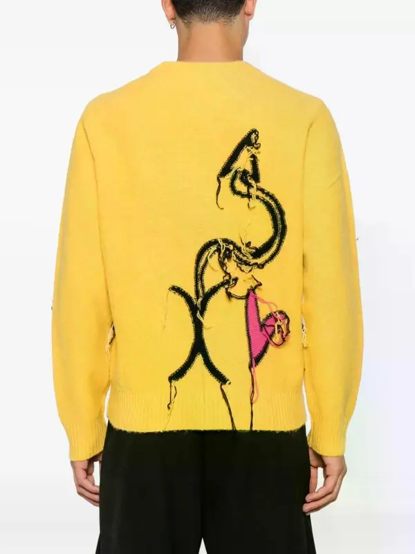 CHARLES JEFFREY Guddle Loverboy Logo Sweater