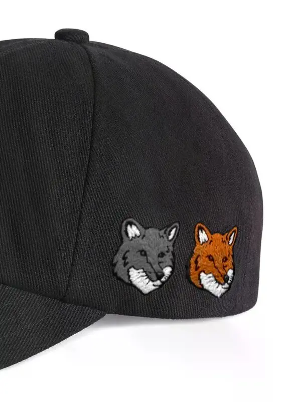Maison Kitsuné Fox-motif Cap
