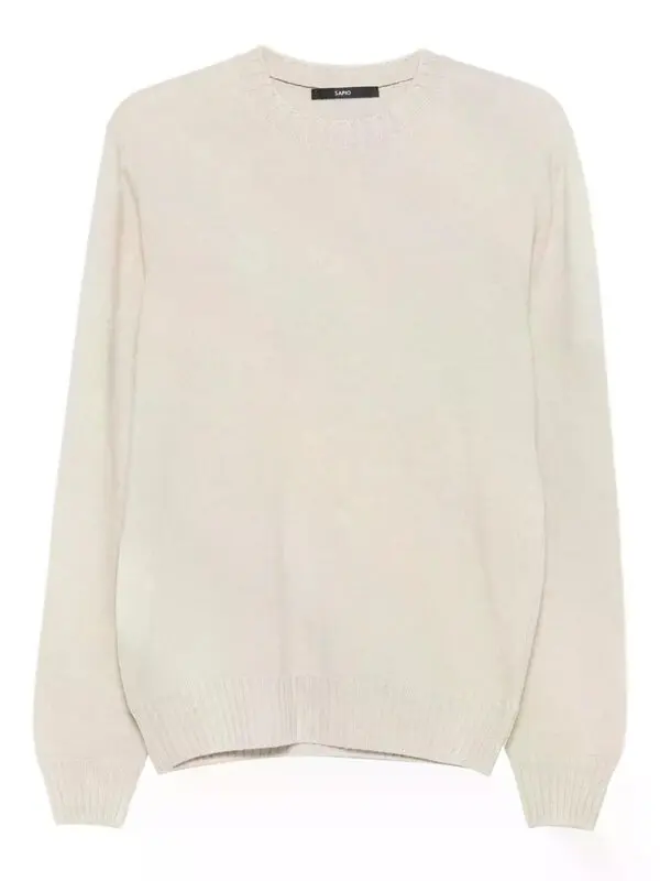 SAPIO Ribbed Crewneck Sweater