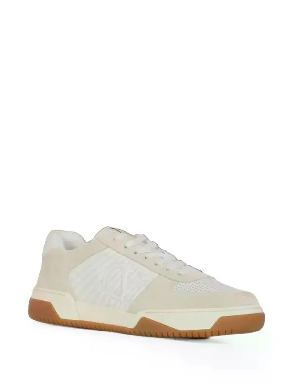 Valentino Garavani Sparry Trainer In Split Leather And Nappa - White