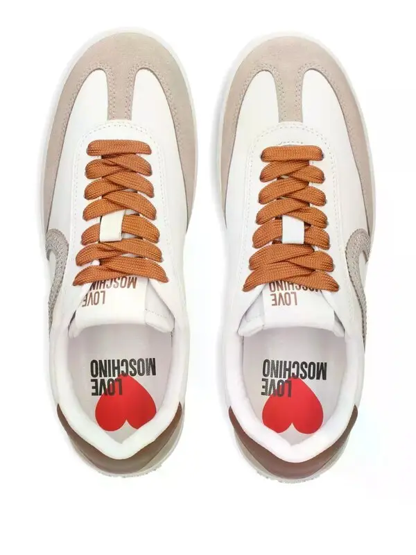 Moschino Heart-appliqué Low Top Sneakers
