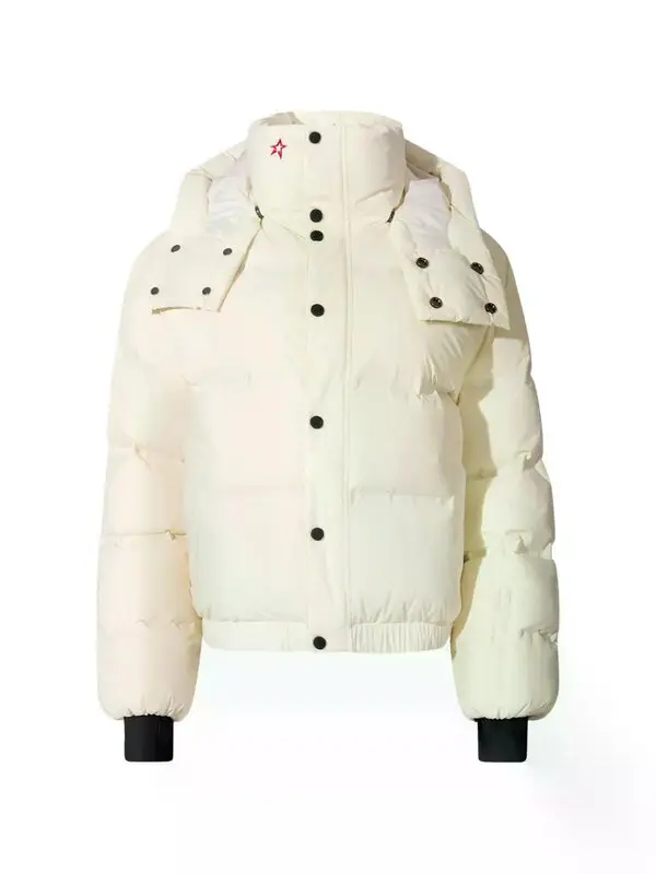 Perfect Moment Hooded Down Puffer Jacket - Neutrals