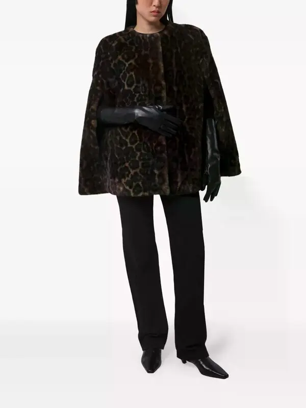 Apparis Sloan Leopard-print Cape