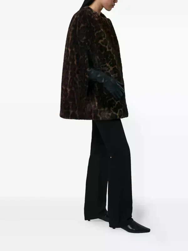 Apparis Sloan Leopard-print Cape
