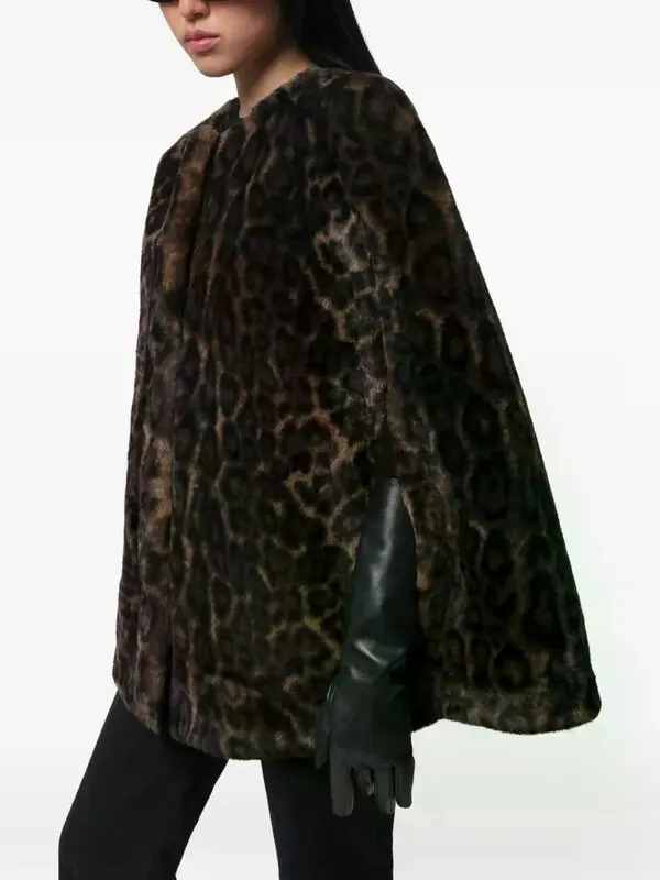 Apparis Sloan Leopard-print Cape