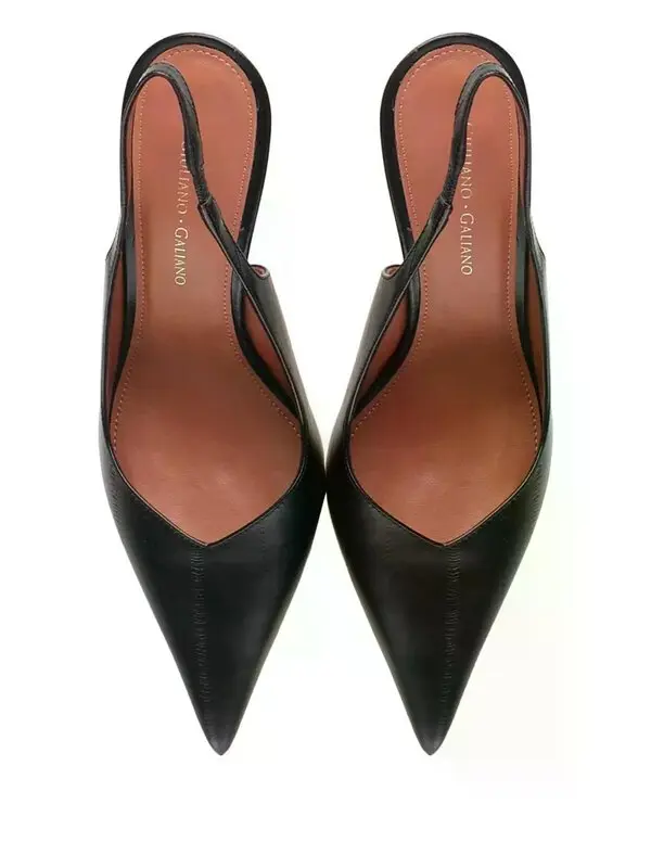GIULIANO GALIANO 90mm Pointed Slingback Pumps