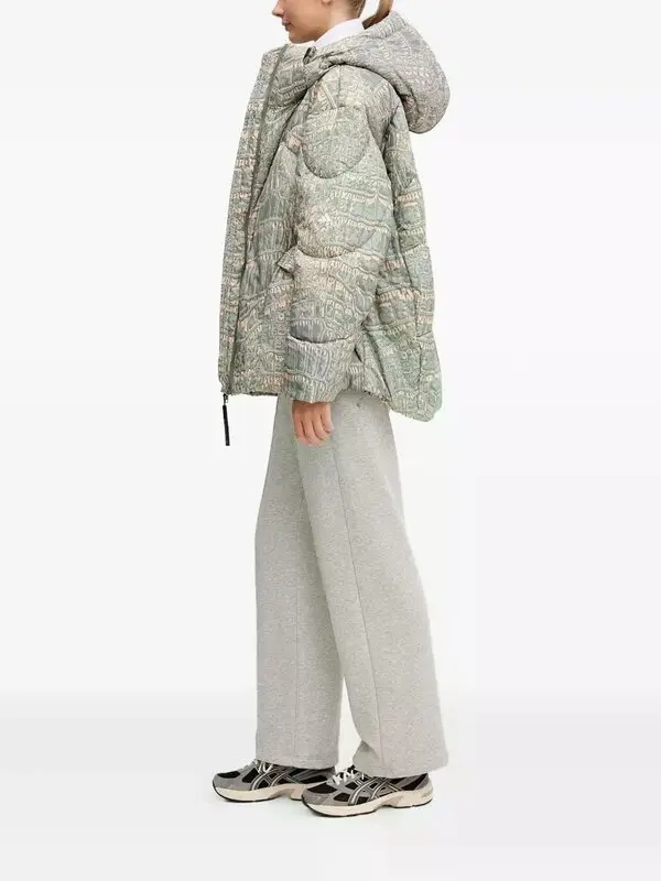 Adidas By Stella McCartney Hooded Patterned Jacket