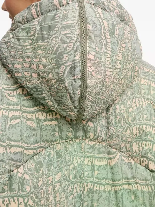 Adidas By Stella McCartney Hooded Patterned Jacket