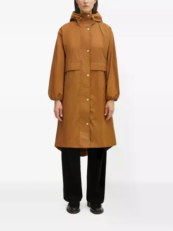 Barbour Hooded Buttoned Parka