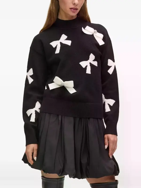 Karl Lagerfeld Bow-embellished Sweater