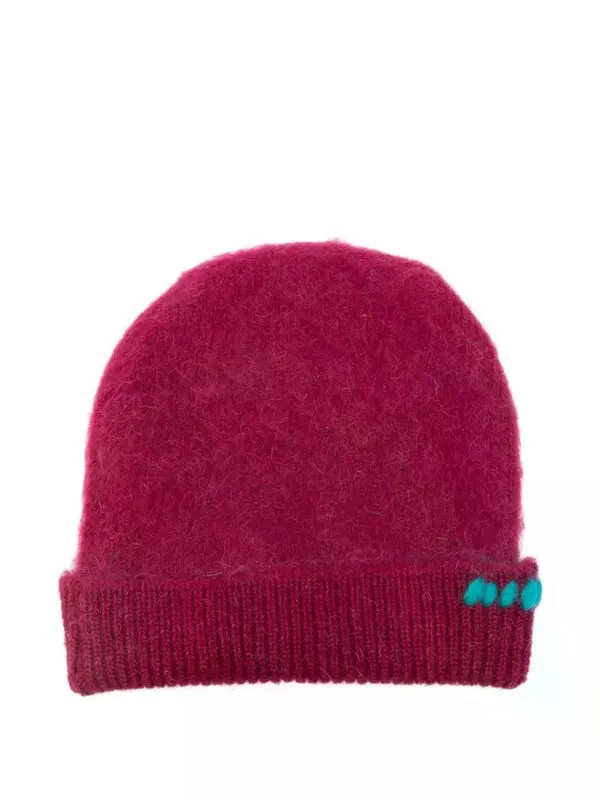 BONSAI Mohair Knitted Beanie - Pink