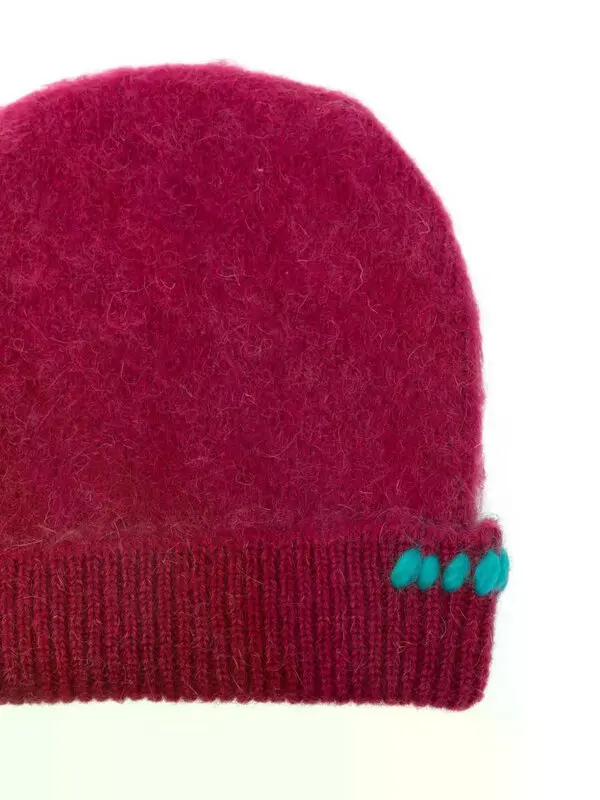 BONSAI Mohair Knitted Beanie - Pink