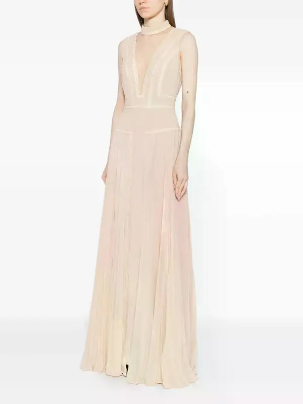 SAIID KOBEISY Crepe Georgette Dress