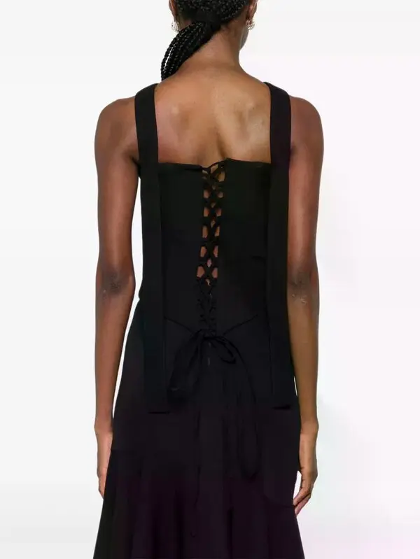 RHIZOME Corset Top - Black