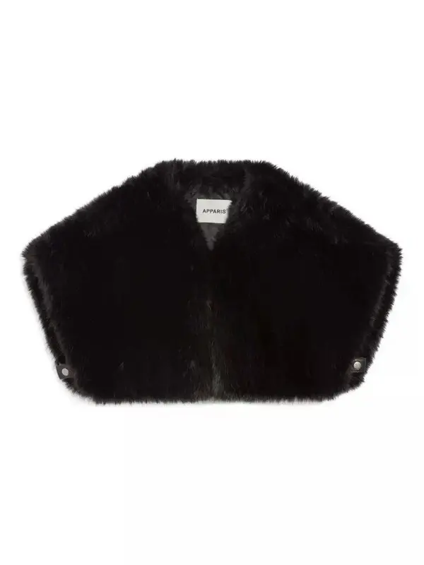 Apparis Devin Faux Fur Jacket - Black