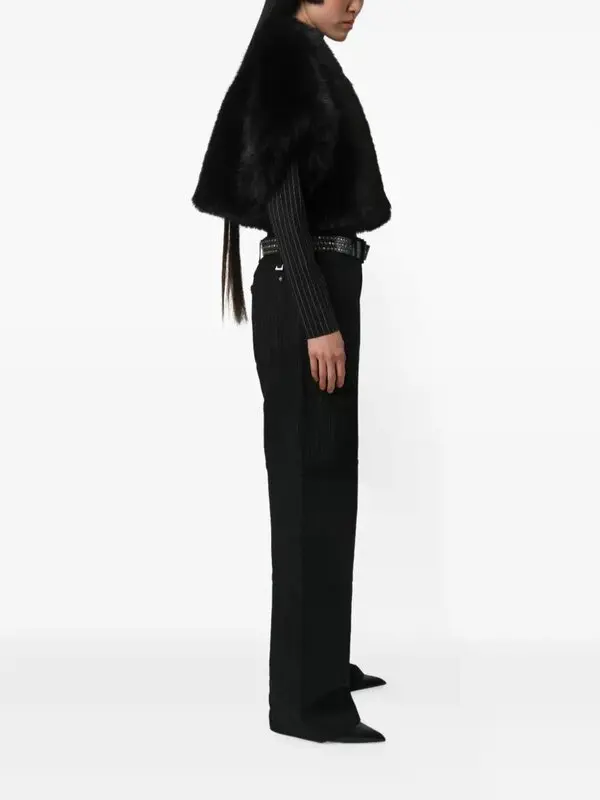 Apparis Devin Faux Fur Jacket - Black