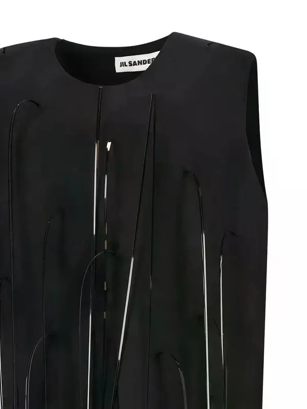 JIL SANDER Round-neck Mini Dress