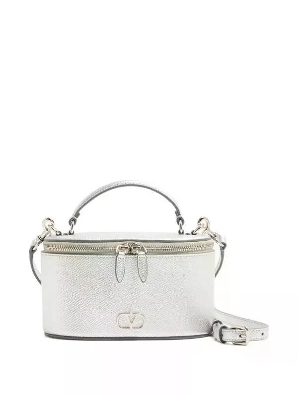 Valentino Garavani Vlogo Signature Vanity Bag - Silver