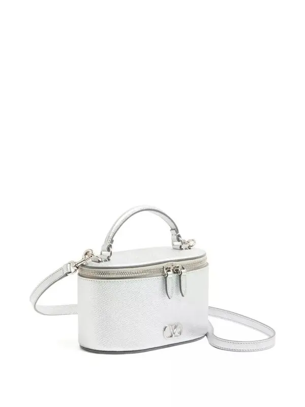 Valentino Garavani Vlogo Signature Vanity Bag - Silver