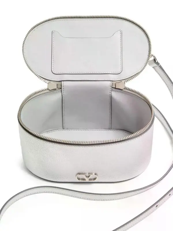 Valentino Garavani Vlogo Signature Vanity Bag - Silver