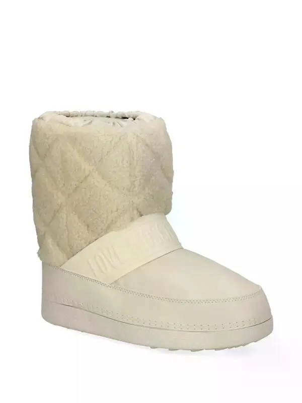 Moschino Quilted Strap Boots